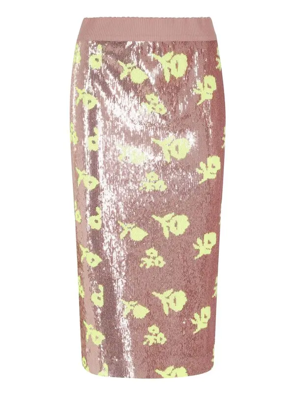Essentiel Antwerp Jorinda Sequin Embellished Pencil Skirt - Multicolor