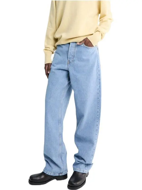 Dries Van Noten Belt Loop Jeans - Light Blue