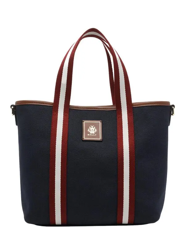 Bally Edelbliss Logo Patch Tote Bag - Navy Blue