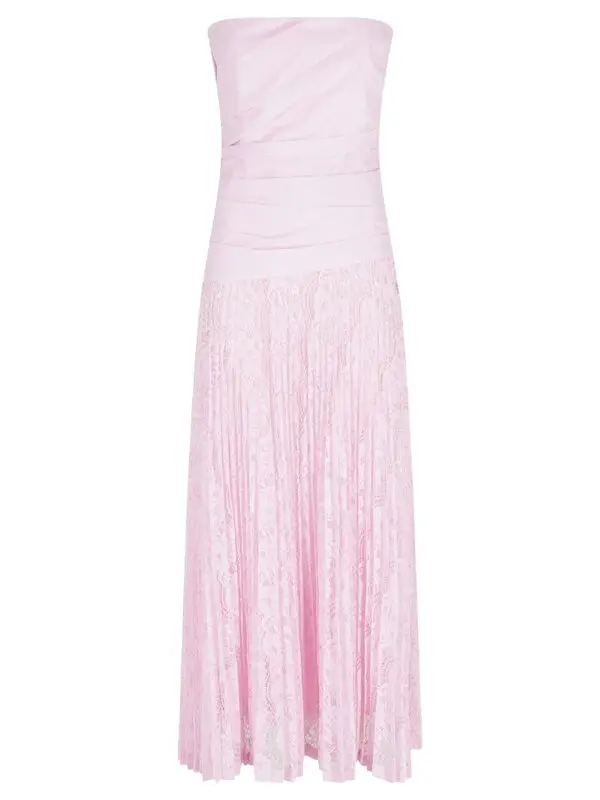 Simkhai Annalise Lace Midi Dress - Tulip
