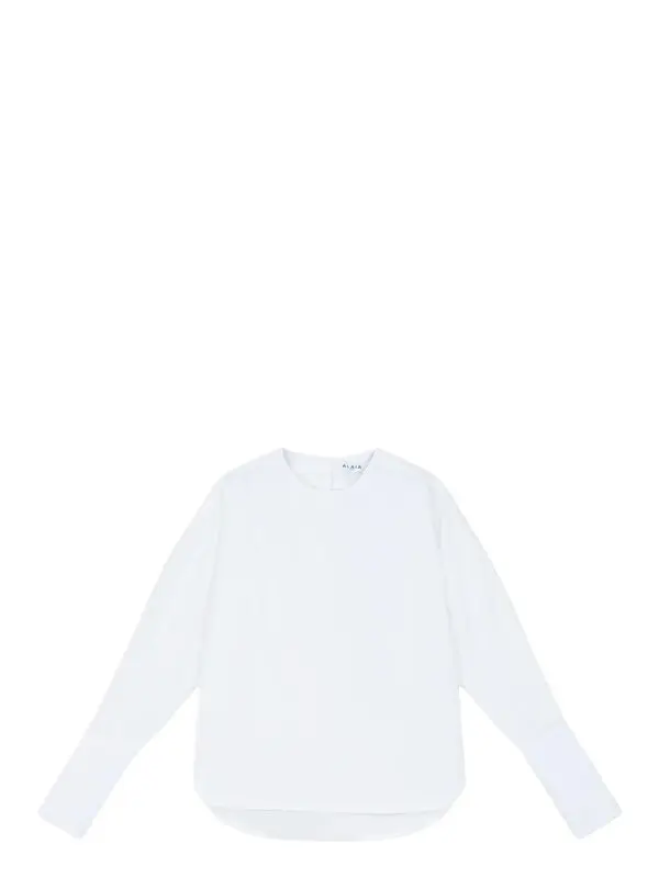 Alaïa Ruched Shoulder Shirt - White