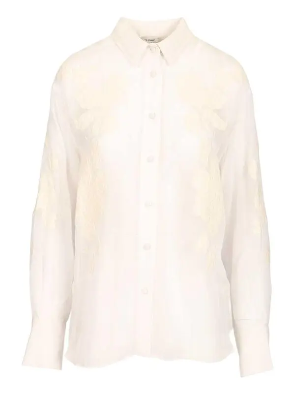 FORTE_FORTE Long Sleeve Shirt - White