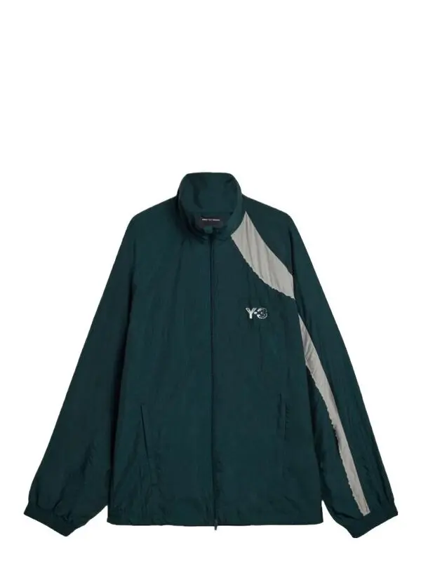 Y3 3-stripes" Track Jacket - Aurora Ivy/chalk Pearl