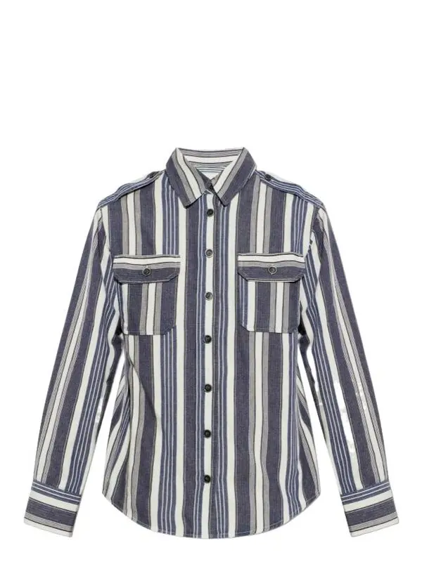 Isabel Marant Étoile Gelva Striped Shirt - Gray