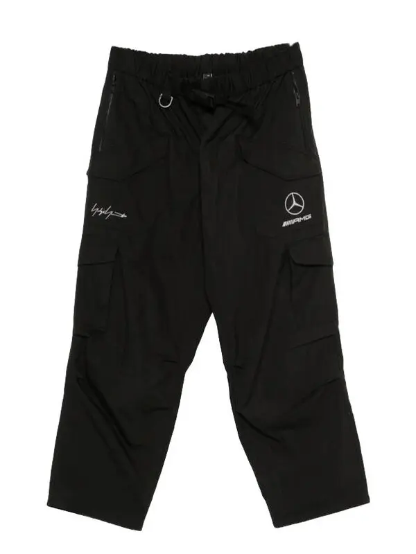 Y3 X Mercedes Cargo Pants - Black