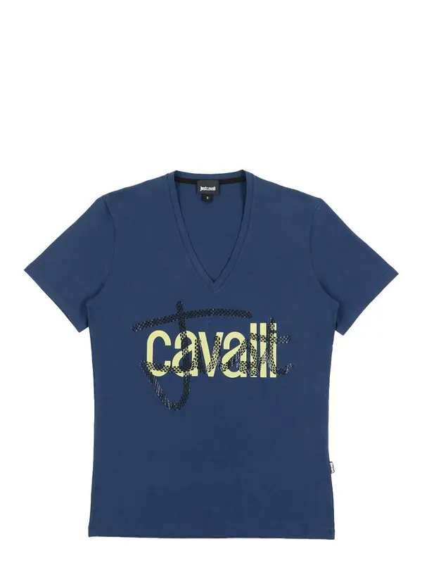 Just Cavalli Letter T-shirt - Blue