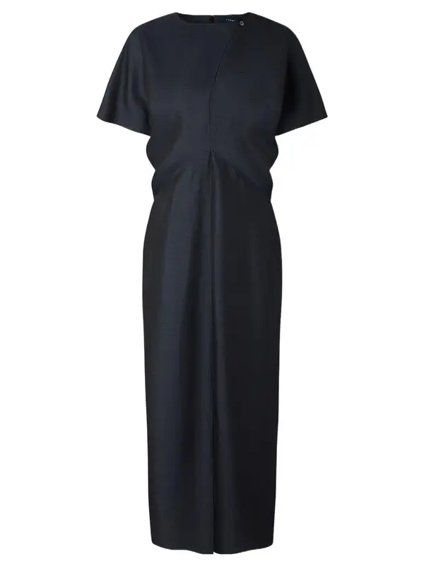 Soeur Ella V-neck Midi Dress - Black