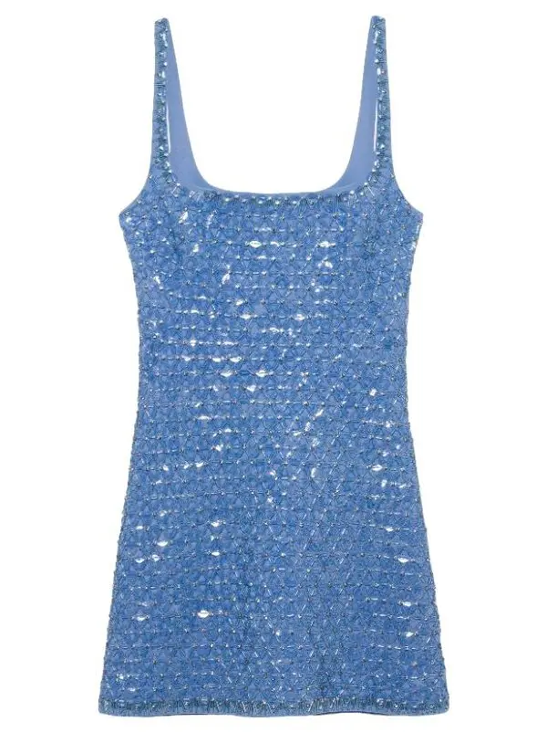 Simkhai Ziva Embellished Mini Dress - Changchun Color