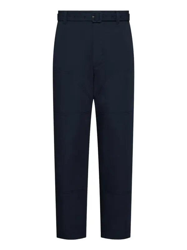 Thom Browne Tailored Belted Work Pants - Navy Blue