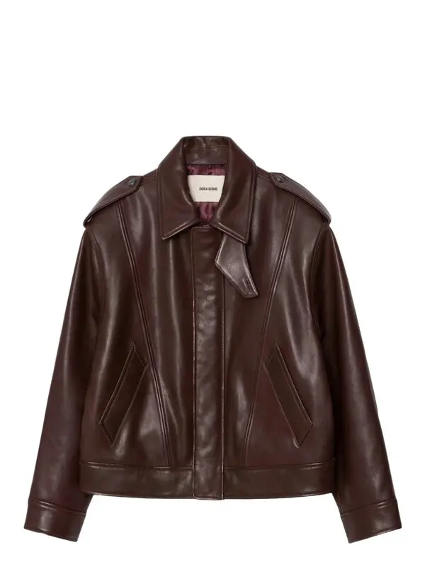 Zadig&Voltaire Kimo Leather Jacket - Black