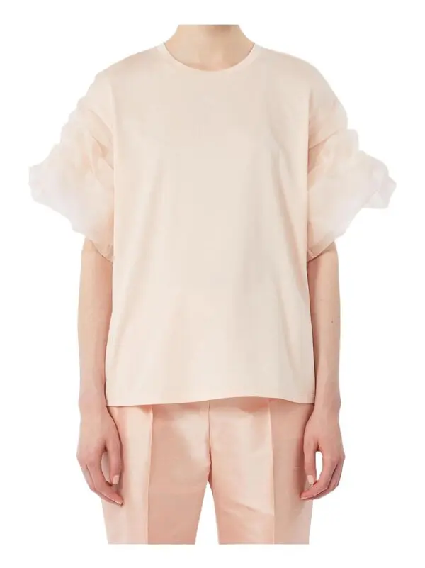 Max Mara Short Sleeve T-shirt - Nude