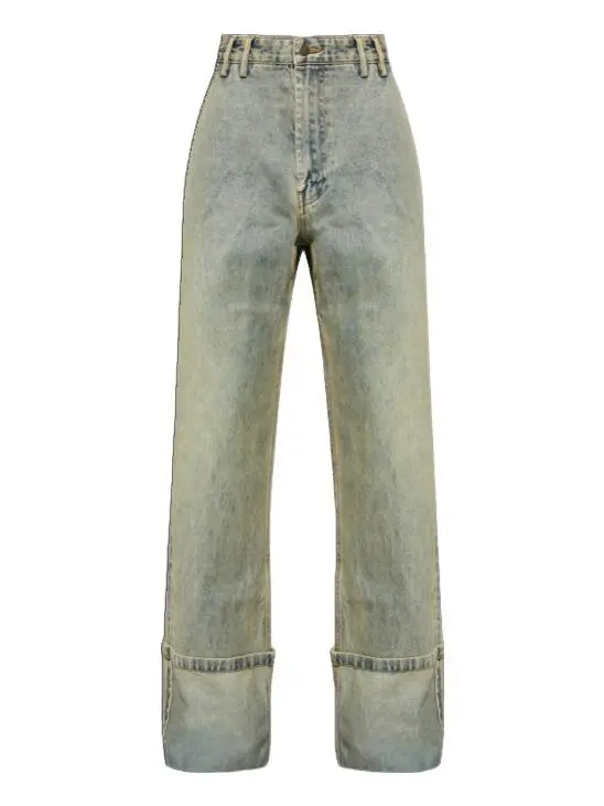 ENTIRE STUDIOS Turn-up Jeans - Gray