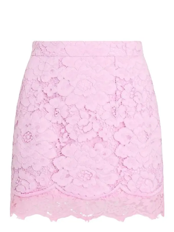 PATOU Lace Mini Skirt - Pink Buffy