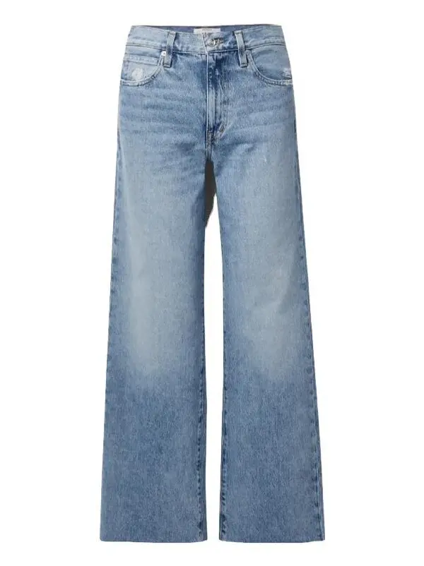 SLVRLAKE Grace High-rise Wide-leg Jeans - Blue