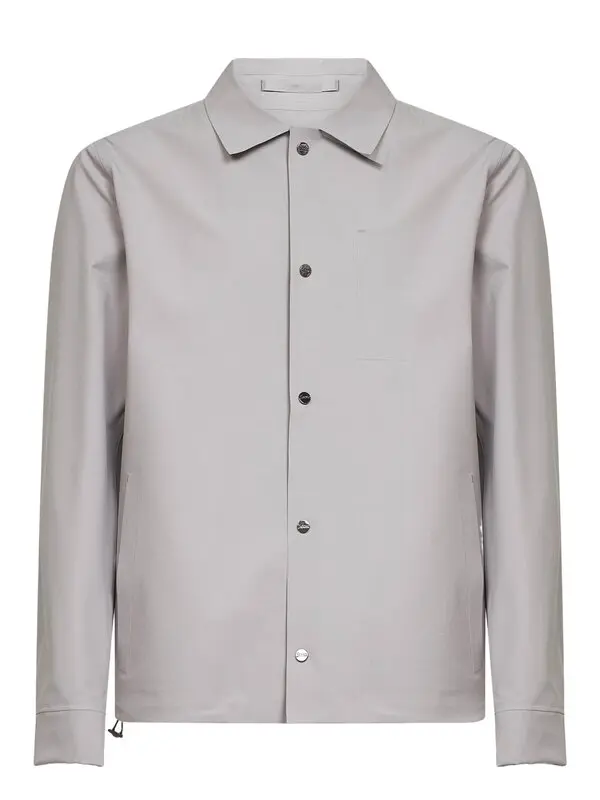 Herno Long-sleeved Buttoned Shirt - Gray