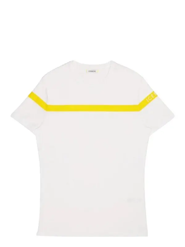 Iceberg Round-necked Logo T-shirt - White