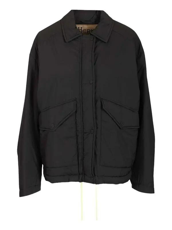Herno Short Drawstring Jacket - Black