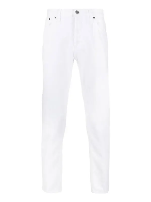 DONDUP Logo Jeans - White