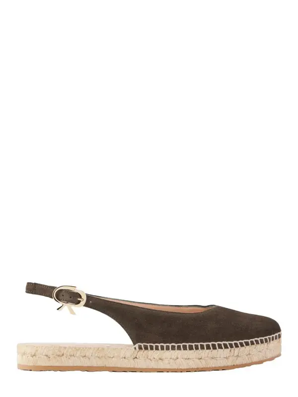 GIANVITO ROSSI Slingback Espadrilles With Buckle Fastening - Nude