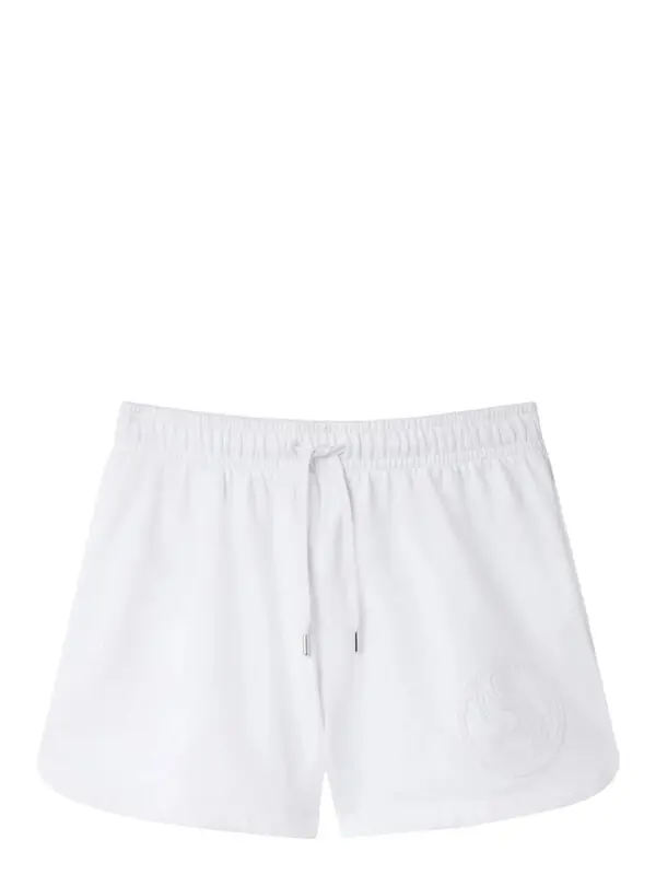 Stella McCartney Logo Patch Shorts - White