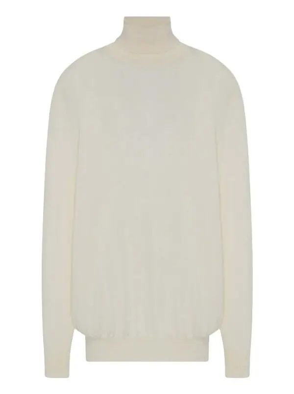 THE ROW Nabari Turtleneck - Ivory