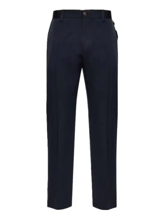Dolce & Gabbana Tailored Pleated Pants - Navy Blue