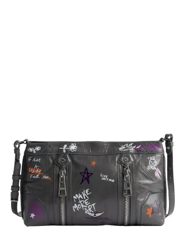 Zadig&Voltaire X Humberto Cruz Zipped Crossbody Bag - Road