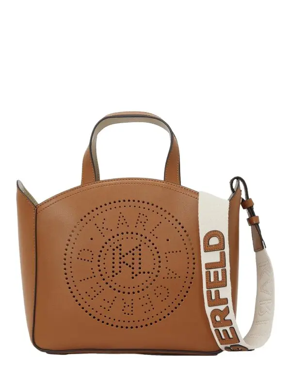 Karl Lagerfeld Small K/circle Bag - Dark Brown