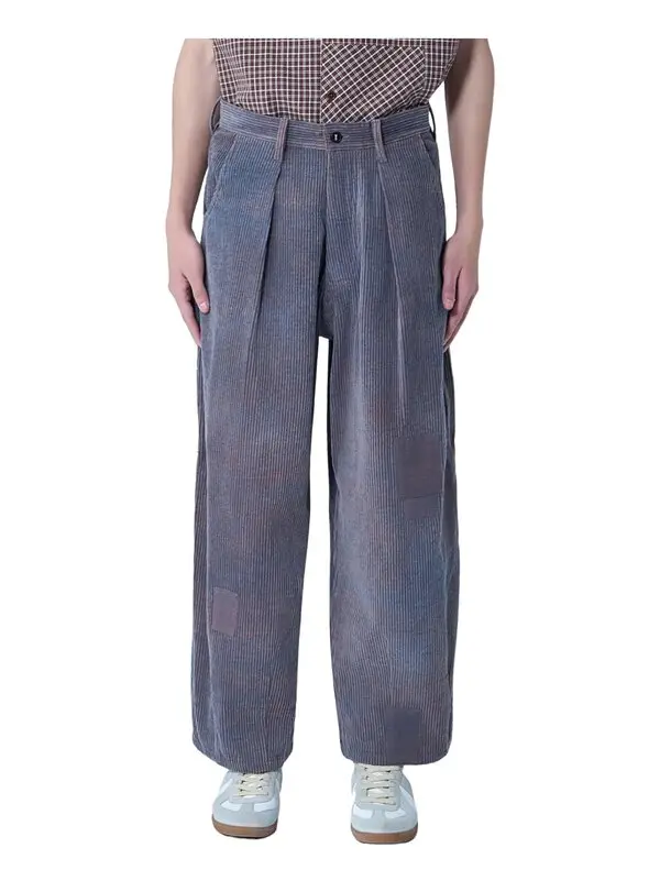 STORY MFG. Lush Wide-leg Carpenter Pants - Gray