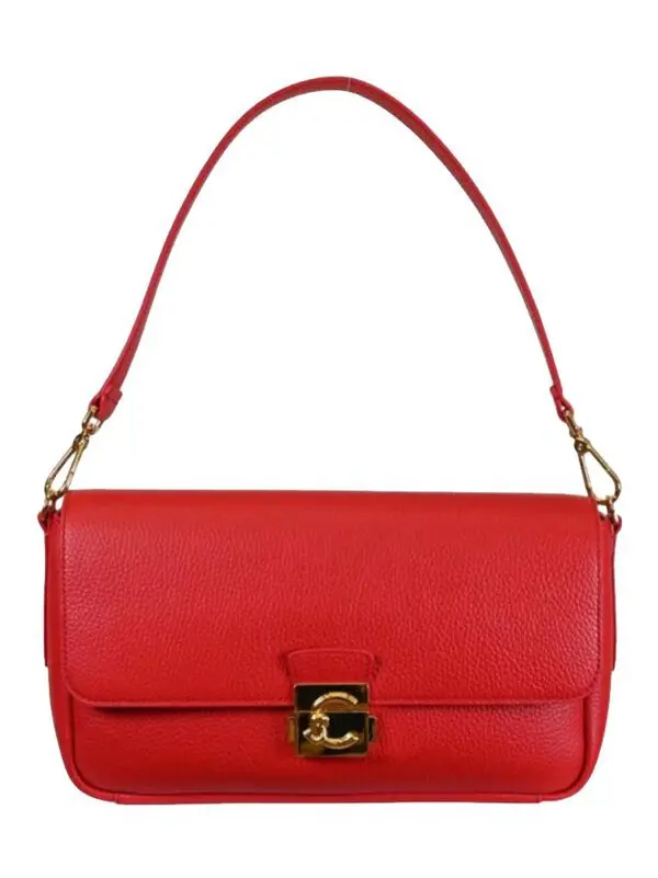 COCCINELLE C-me Lock Shoulder Bag - Red