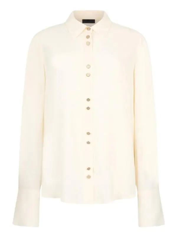 Liu Jo Logo Button Shirt - White