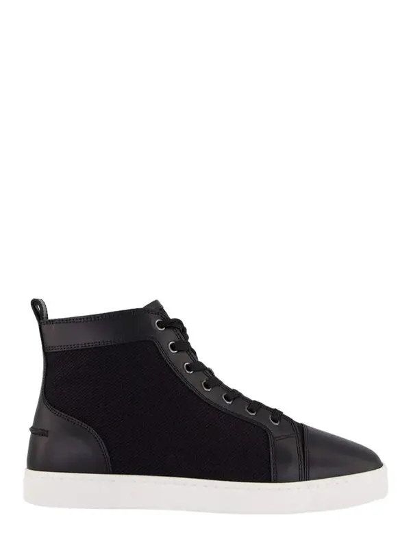 CHRISTIAN LOUBOUTIN High-top Lace-up Sneakers - Black