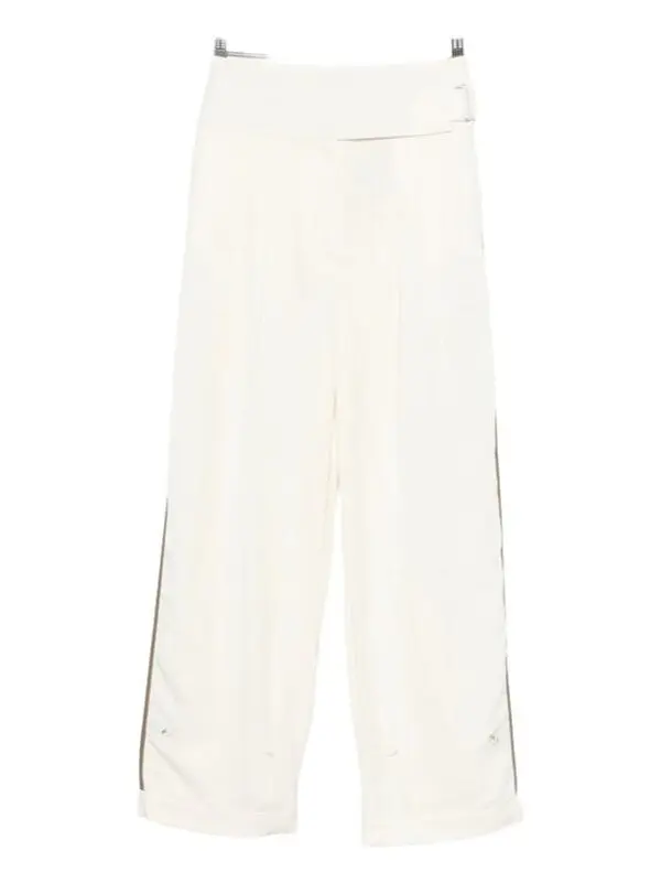 ENTIRE STUDIOS Wide-leg Tailored Trousers - White