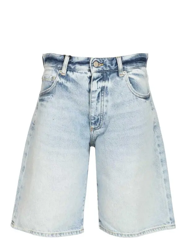 ICON DENIM LOS ANGELES Bobby Wide-leg Shorts - Light Blue