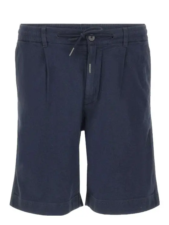 Woolrich Drawstring Pleated Shorts - Blue