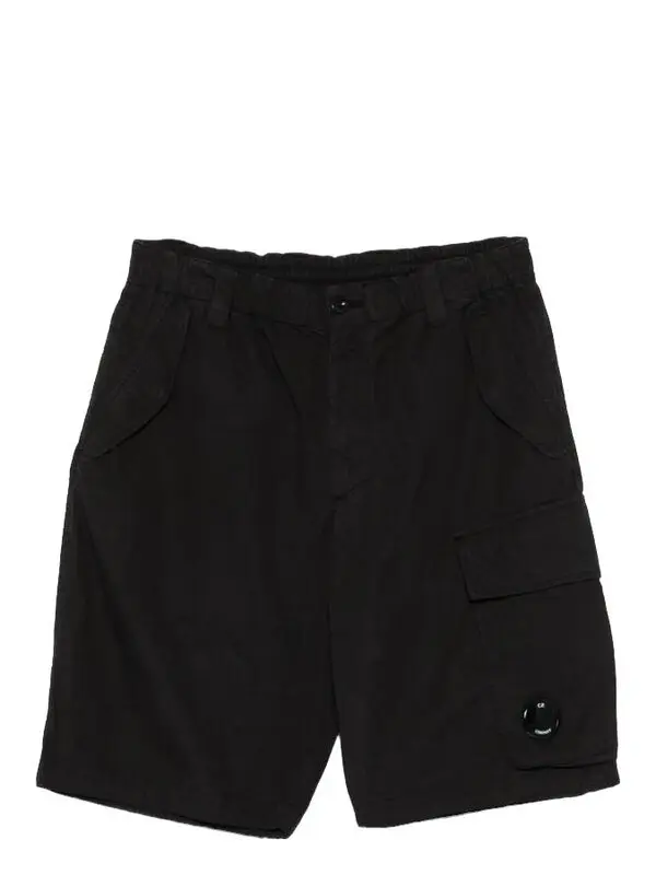 C.P. COMPANY Belt Loop Shorts - Black