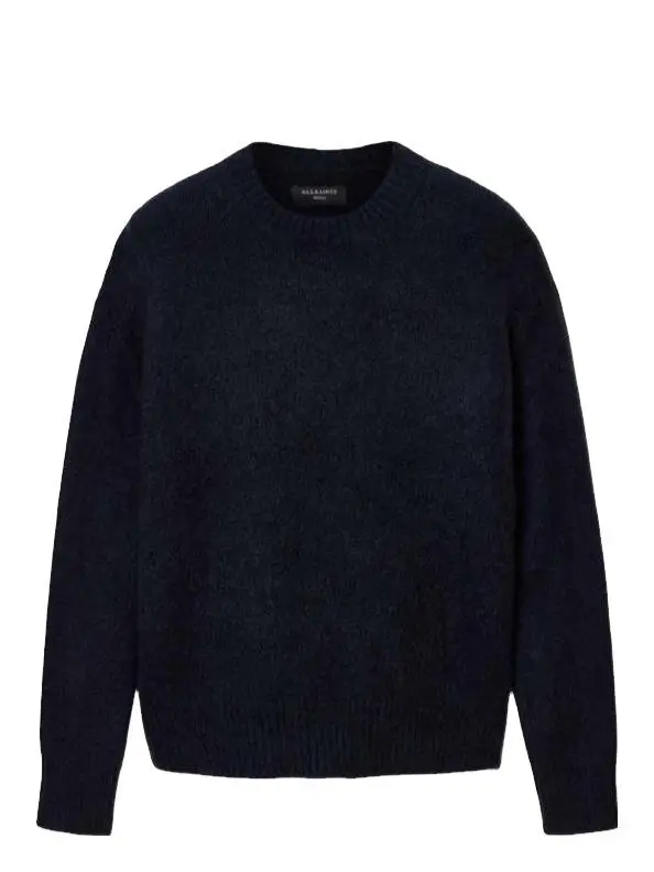 ALLSAINTS Coby Oversized Wool Blend Sweater - Dark Blue
