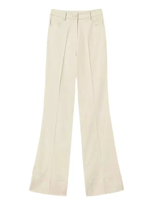 TWINSET Pressed-crease Trousers - Nude
