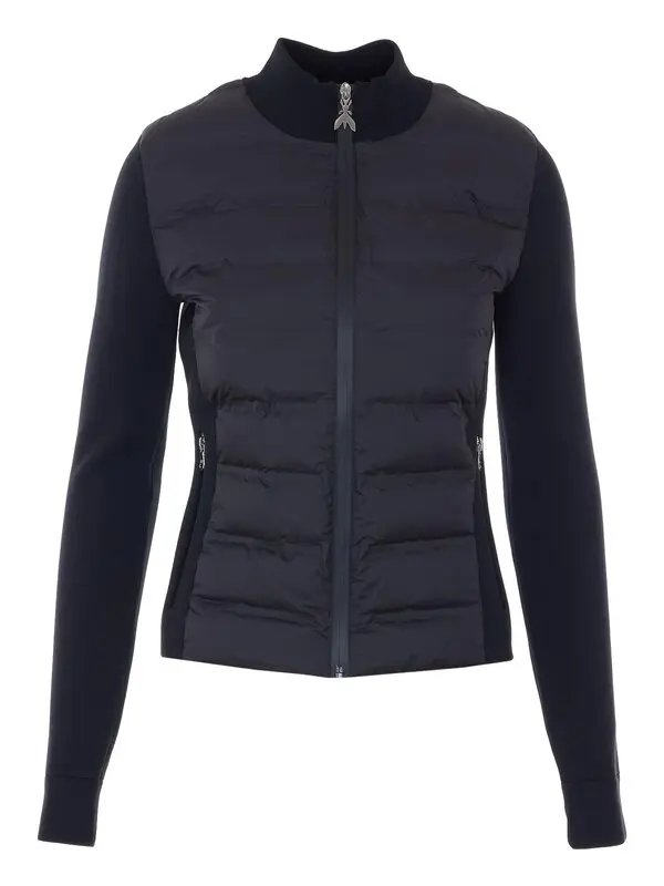 Patrizia Pepe Quilted Zip-up Jacket - Black