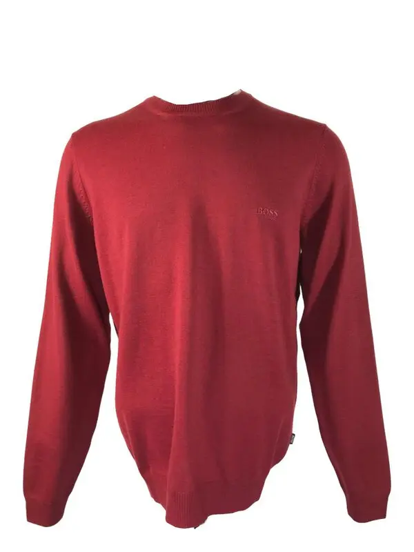 Hugo Boss Round Neck Sweater - Red
