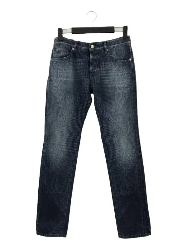 Just Cavalli Faded Details Denim Trousers - Black