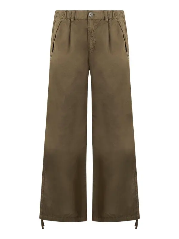 Herno Wide-leg Trousers - Green
