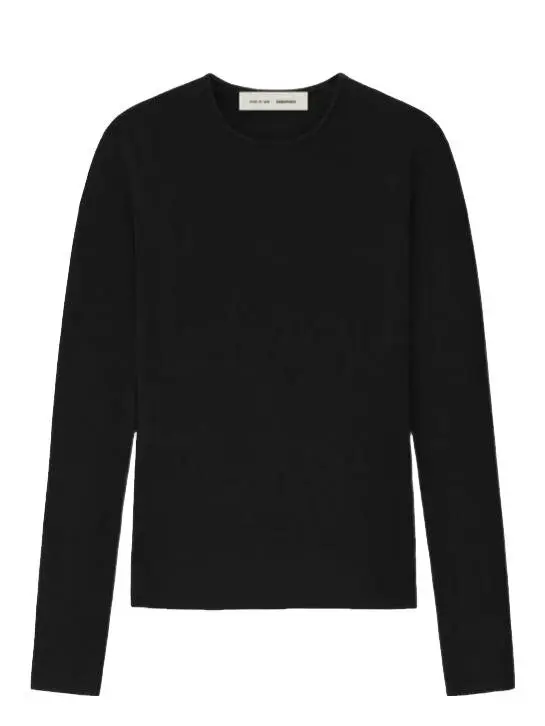 Fear Of God Ribbed Long Sleeve Top - Black