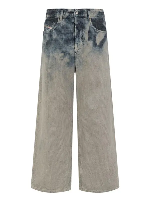 DIESEL® Faded Palazzo Jeans - No