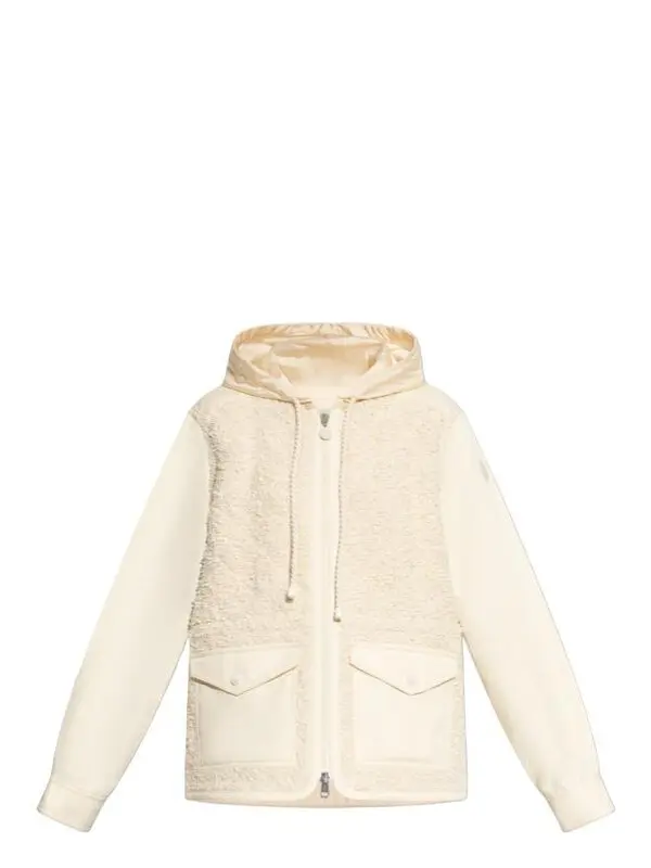 Moncler Erable Zip-up Hooded Jacket - White
