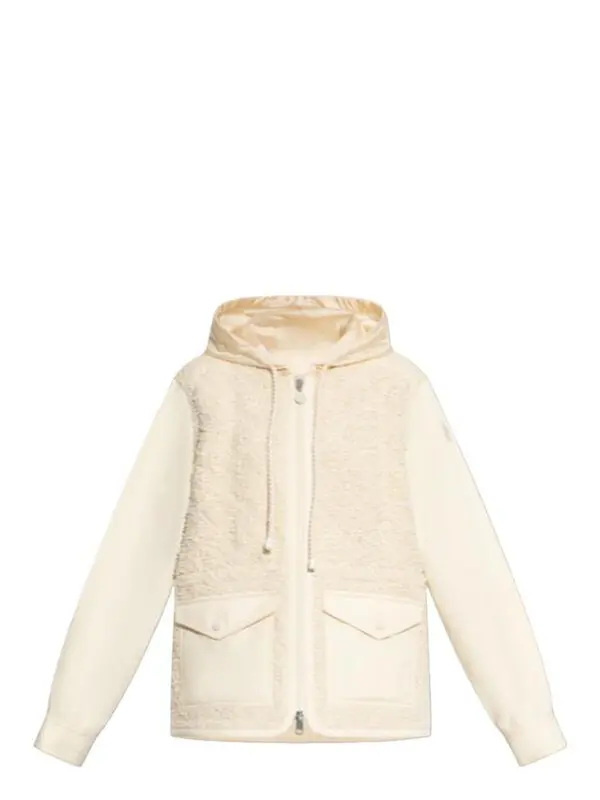 Moncler Erable Zip-up Hooded Jacket - White