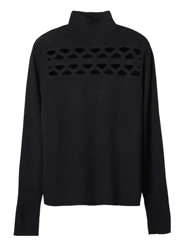 Chloé High Neck Pullover With Cut-out Detail - No