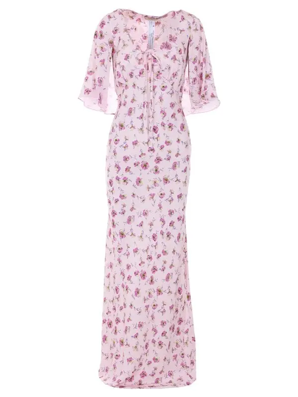 TWINSET Long Floral Print Dress - No