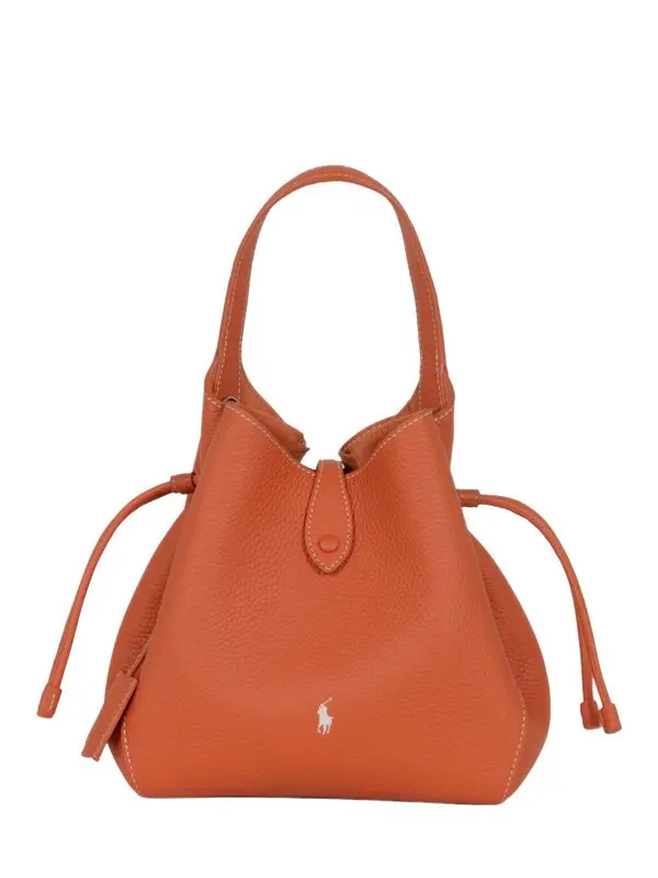 Polo Ralph Lauren Leather Small Tote Bag - Brown