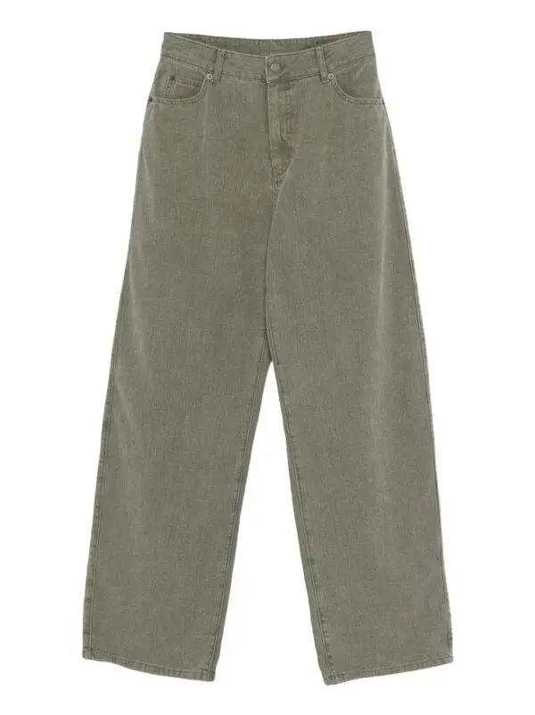 Soeur Straight-leg Denim Pants - Green